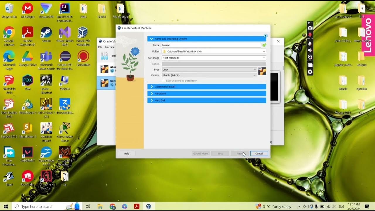 KT24403 Lab 1 - Installation of Ubuntu in the system. - YouTube