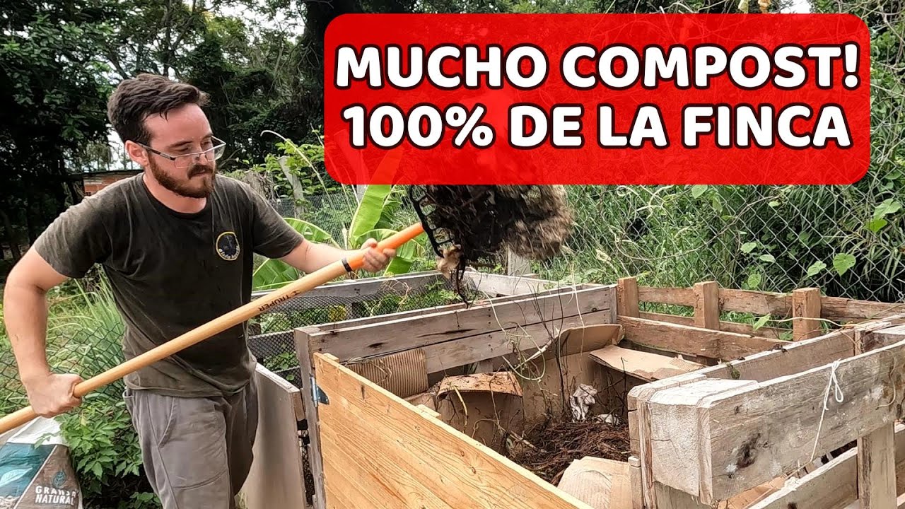 Como hacer COMPOST en CANTIDAD, GRATIS y SIN SALIR de tu casa! - YouTube