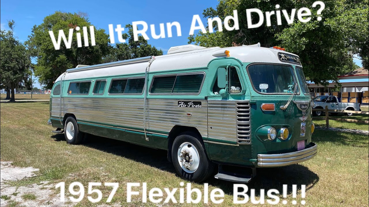 1957 flexible: Will It Run And Drive? 5 Million Mile Bus! - YouTube