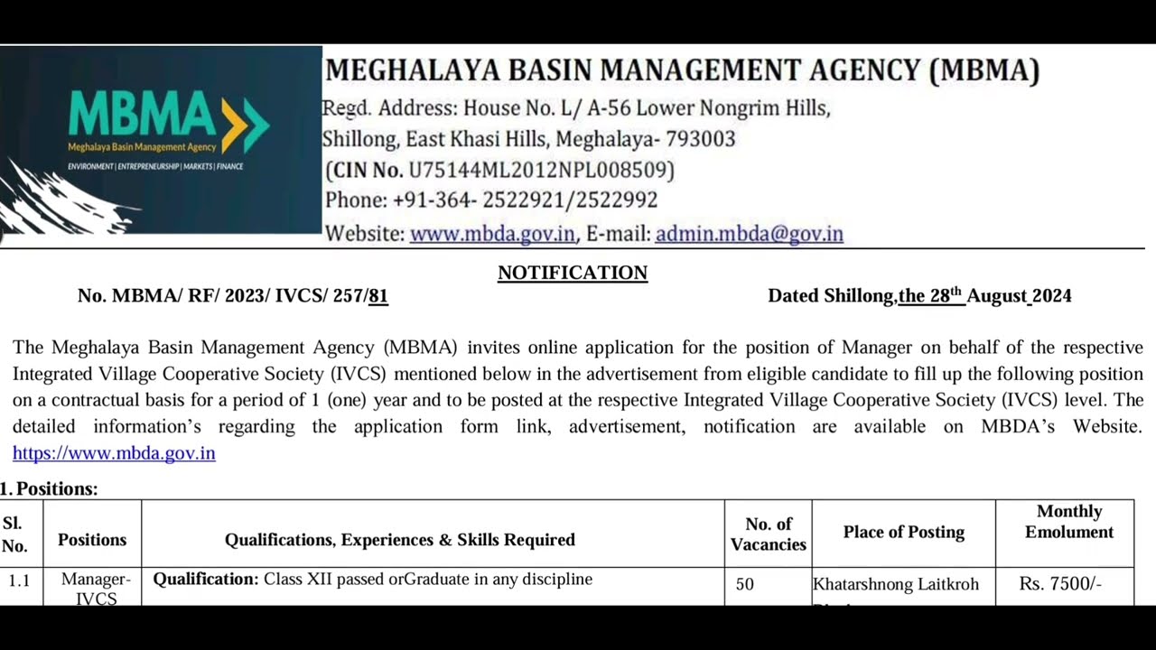 LAITKAM HA EAST KHASI HILLS || MEGHALAYA BASIN MANAGEMENT AGENCY (MBMA ...