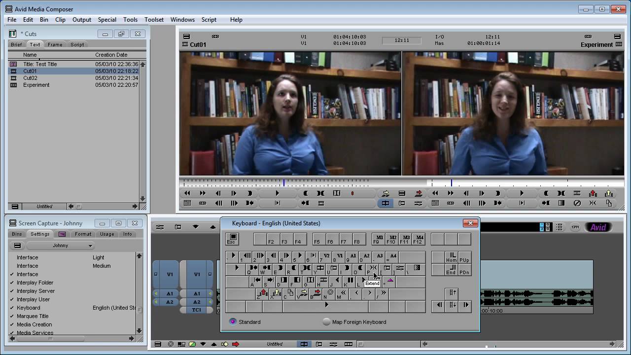 How to do an Extend Edit on Avid - YouTube