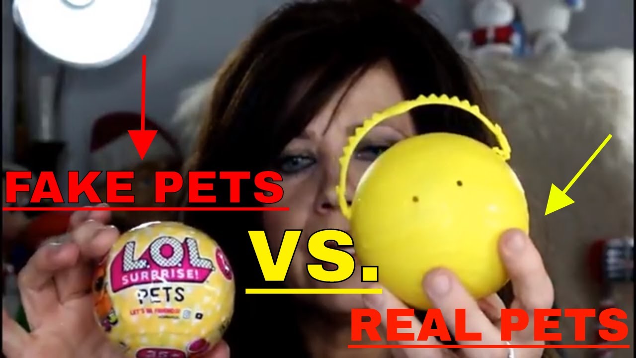 Fake LOL surprise Pets LOL surprise dolls Series 3 Confetti POP - YouTube