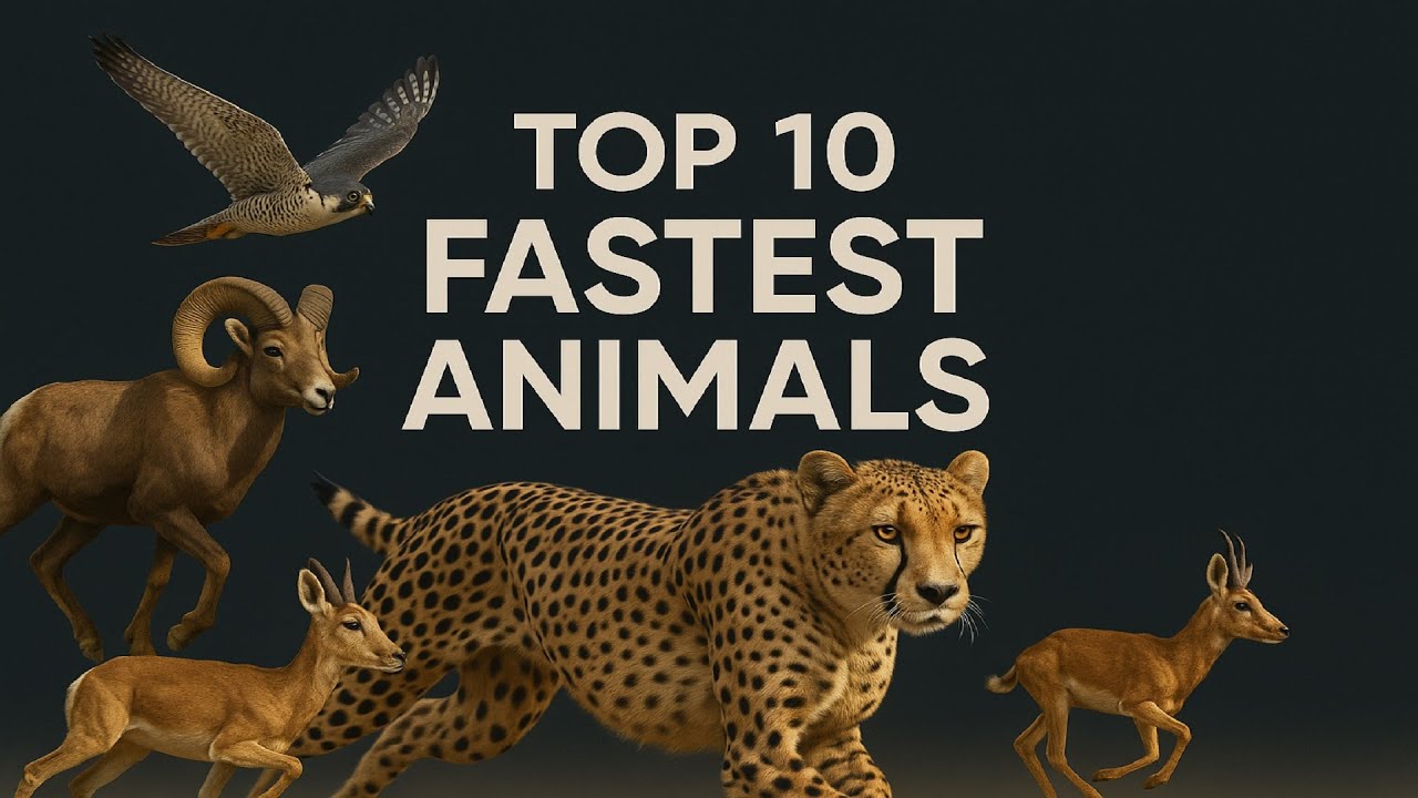 Zooming into the Wild: Top 10 Fastest Animals! - YouTube