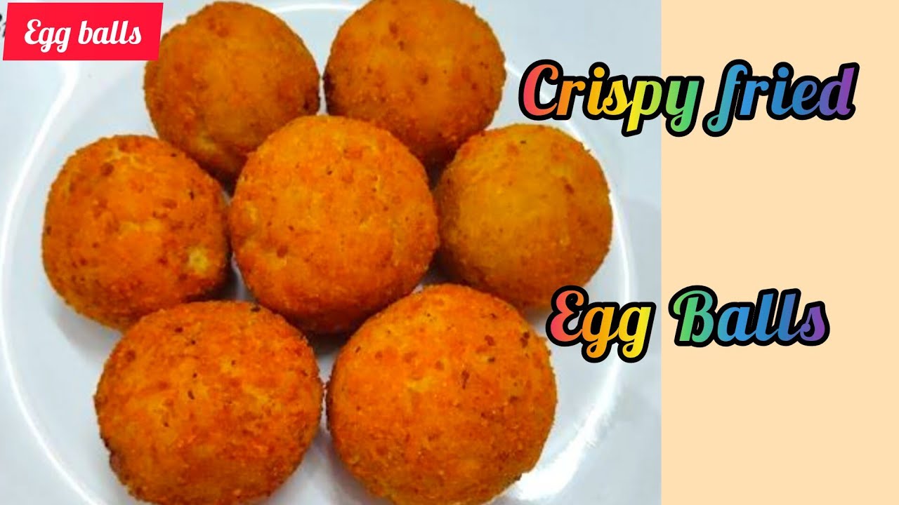 Crispy fried Egg balls||Crunchy Egg balls||Restaurant style||Egg ball ...
