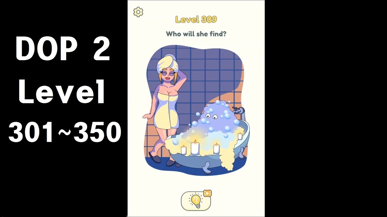 DOP 2 Level 301~350 Delete One Part DOP Puzzle Games - YouTube