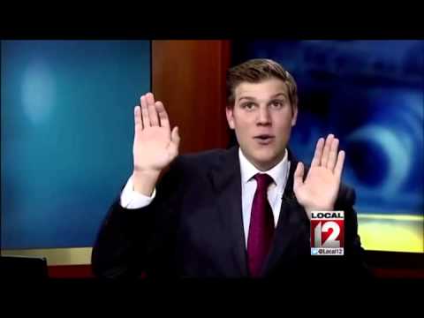 WV news anchor attempts a dance party - YouTube