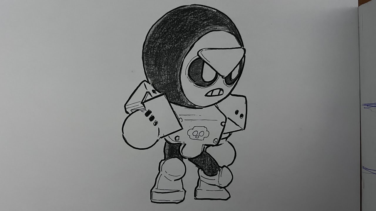 HOW TO DRAW MEEPLE || BRAWL STARS MEEPLE DRAWING - YouTube