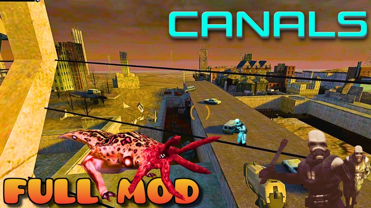 HALF LIFE 2 ZERO POINT | CANALS Full Mod Gameplay Walkthrough Full Game ...