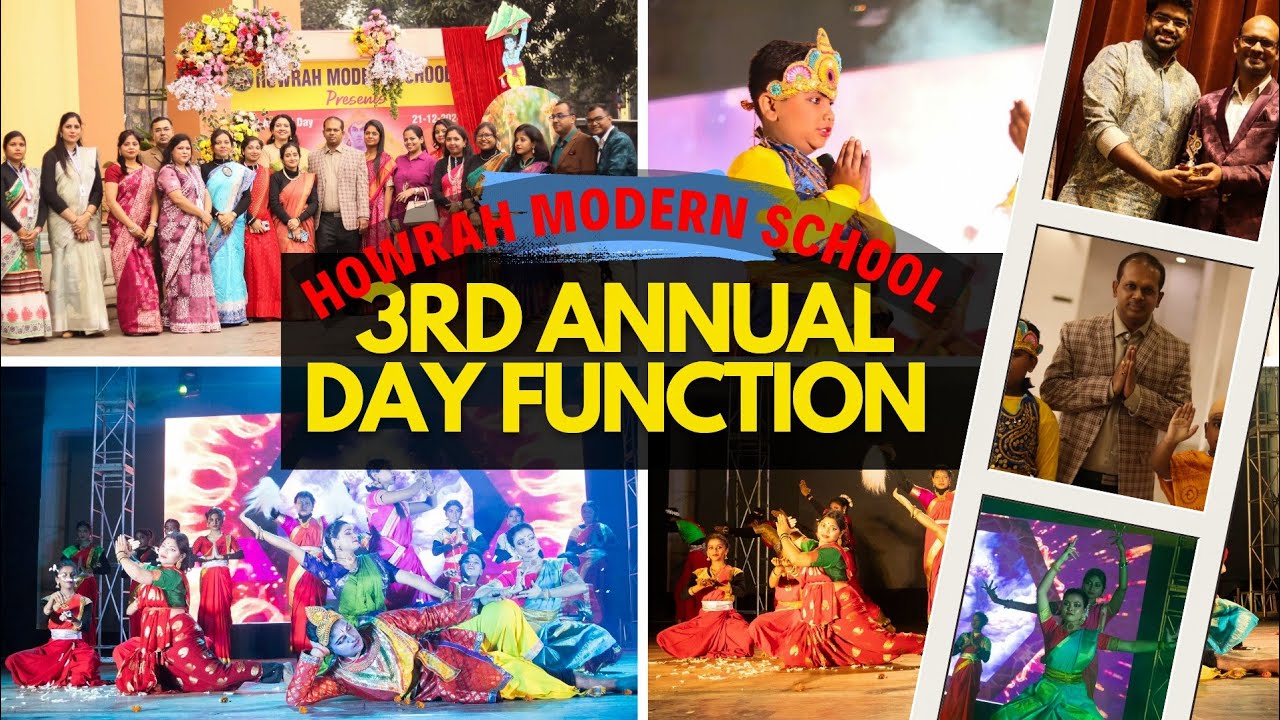 Howrah Modern School | 3rd Annual Day Function at Sarad Sadan - YouTube