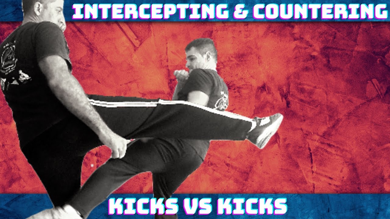 Countering & Intercepting Kicks with Low Kicks & Front Kicks - Martial ...
