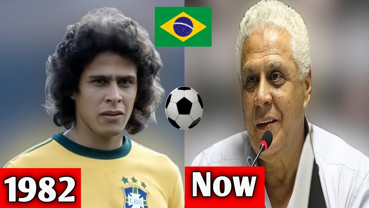 Brazil 🇧🇷 World Cup 1982 Squad ⚽ Then and Now | Football Legends - YouTube