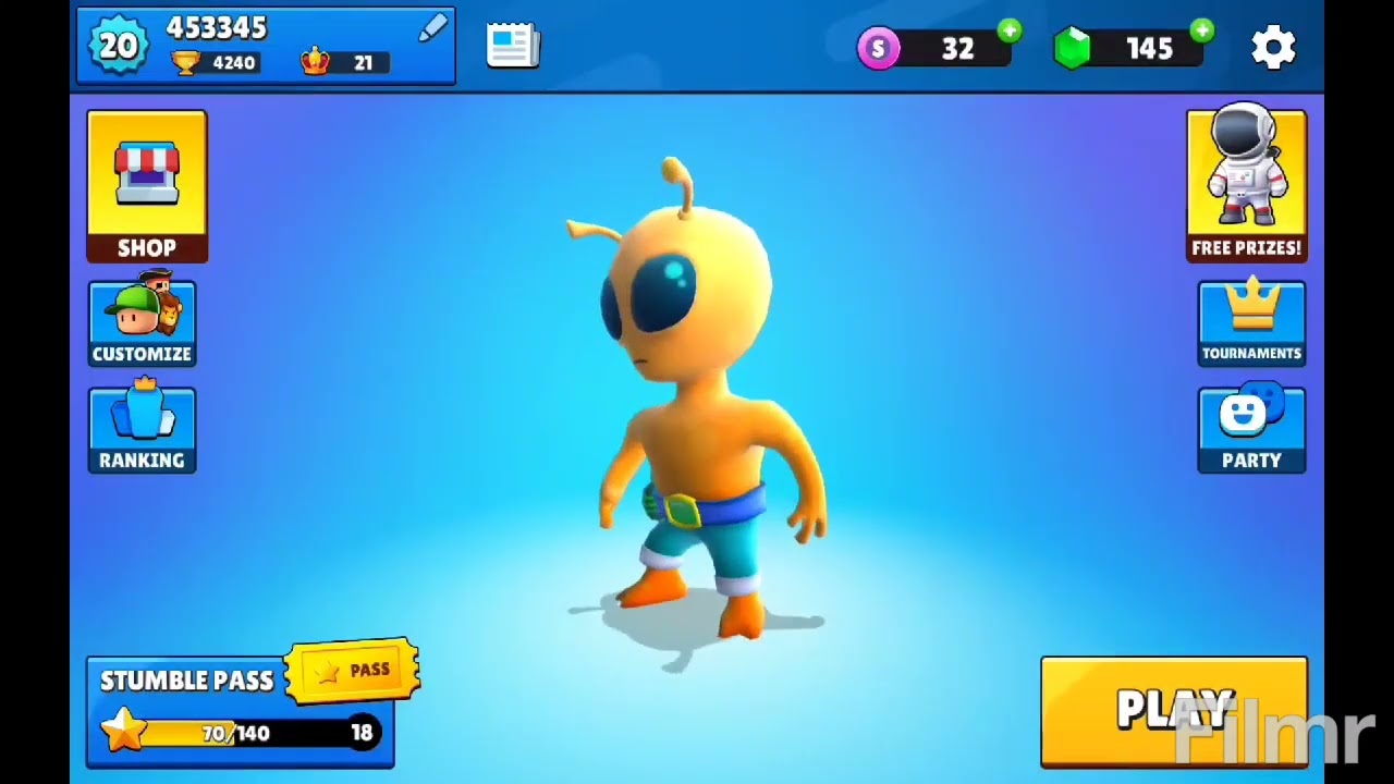 Stumble guys Alien - YouTube