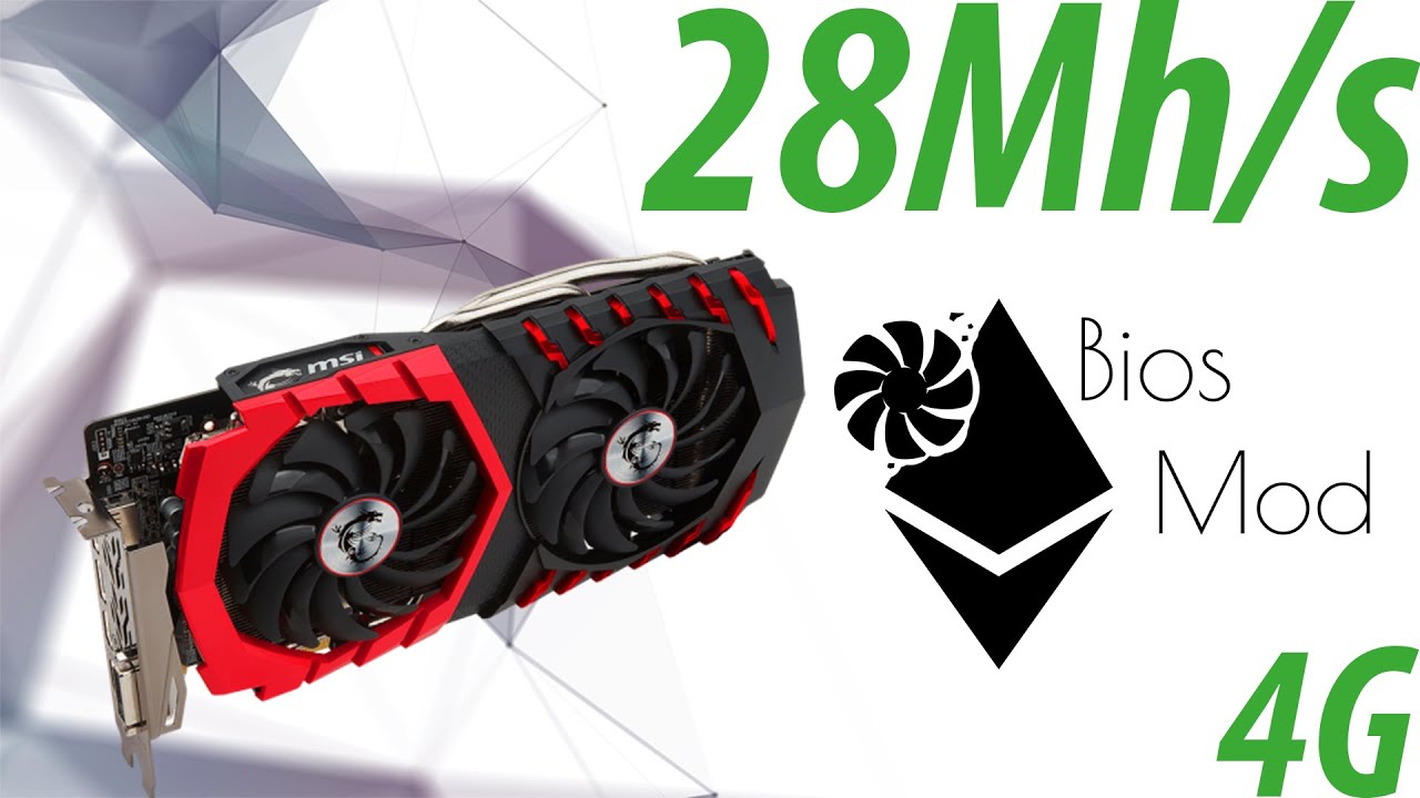 RX 470 4G Bios Mod To 28Mh/s Possible! - YouTube