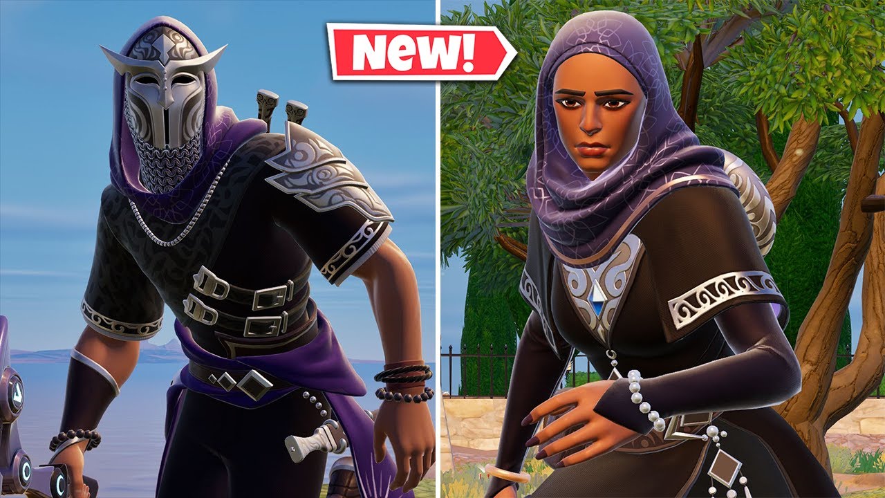 New NOORAH & ANWAR Skins In Fortnite | Radiant Moon Set - YouTube