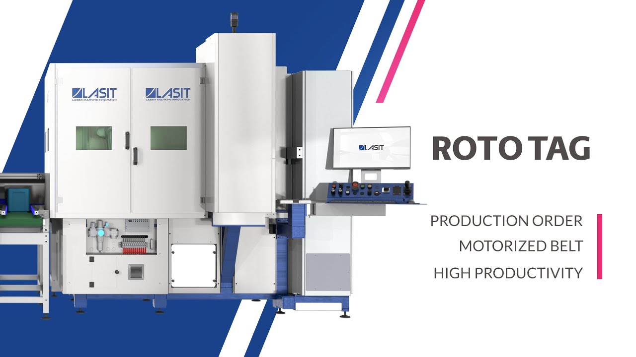 Roto Tag - Laser marking center with Z axis, 8-station rotary table ...