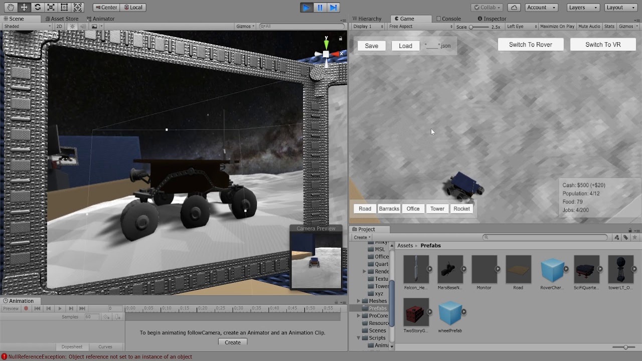 Unity Rover Torque Control - YouTube