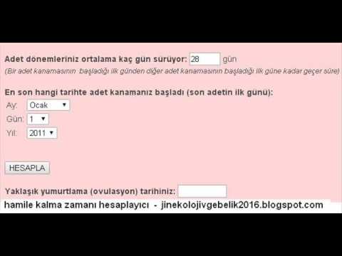 hamilelik hesaplama