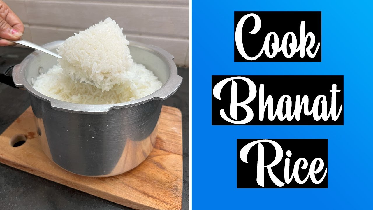 How to Cook Bharat Rice in Pressure Cooker | Bharat Chawal Cooking ...