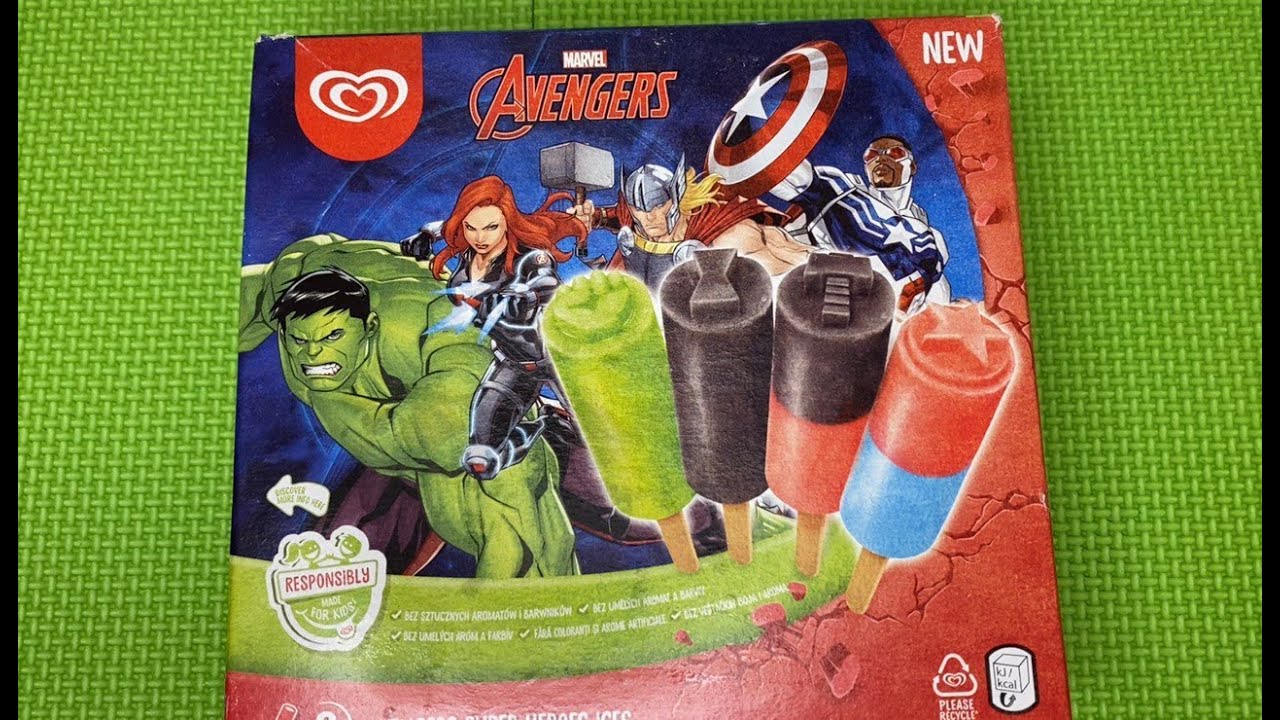 Ice Cream Marvel Avengers Unboxing / Unboxing Ice Cream / Satisfying ...