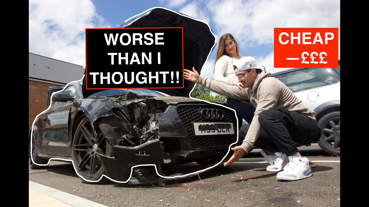 I BOUGHT A WRECKED AUDI A5 TDI BLACK EDITION FROM COPART AUCTION ...