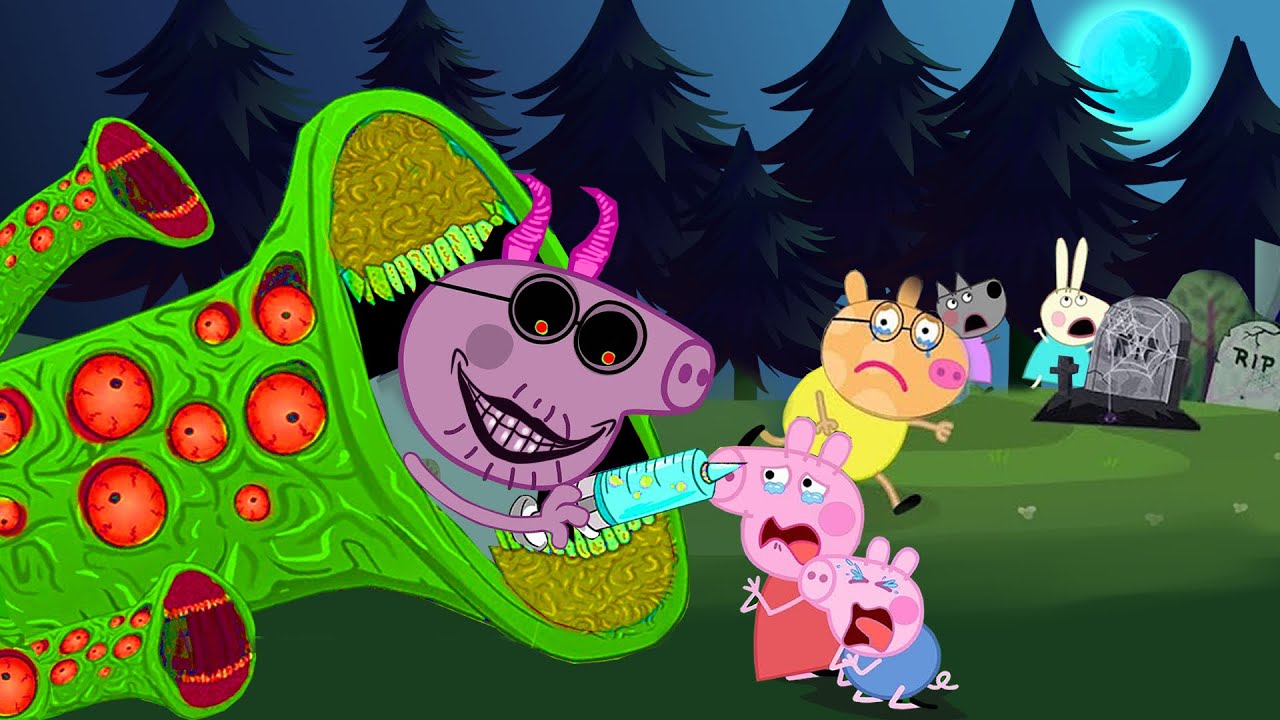 Zombie Apocalypse, Zombie monsters appear in the Cemetery 🧟‍♀️| Peppa ...