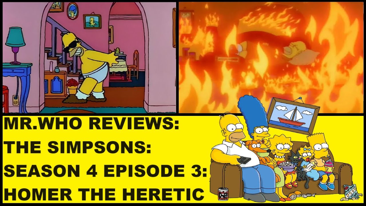 Mr.Who Reviews - The Simpsons - Season 4 Episode 3 - Homer The Heretic ...