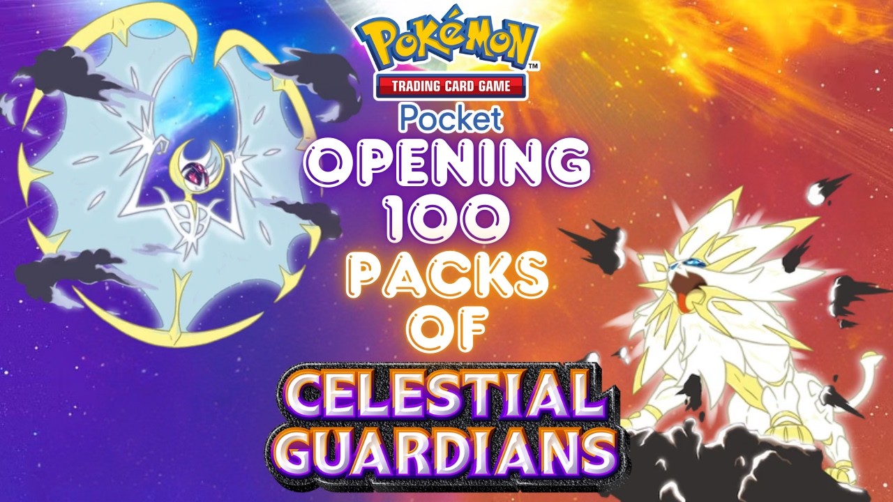 Opening 100 Packs of Celestial Guardians | Pokémon TCG Pocket - YouTube