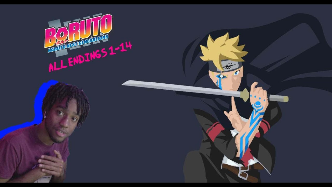 AY YO!! PLAY THAT BACK!?!?!? | ALL BORUTO ENDINDGS 1-14 FRESH REACTION ...