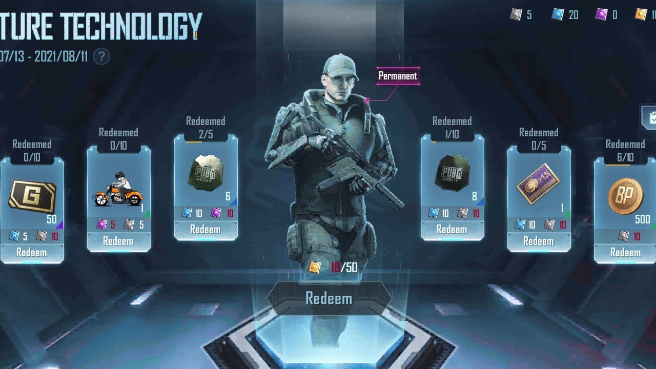 Pubg Mobile Future technology event/New event in pubg/How to collect ...