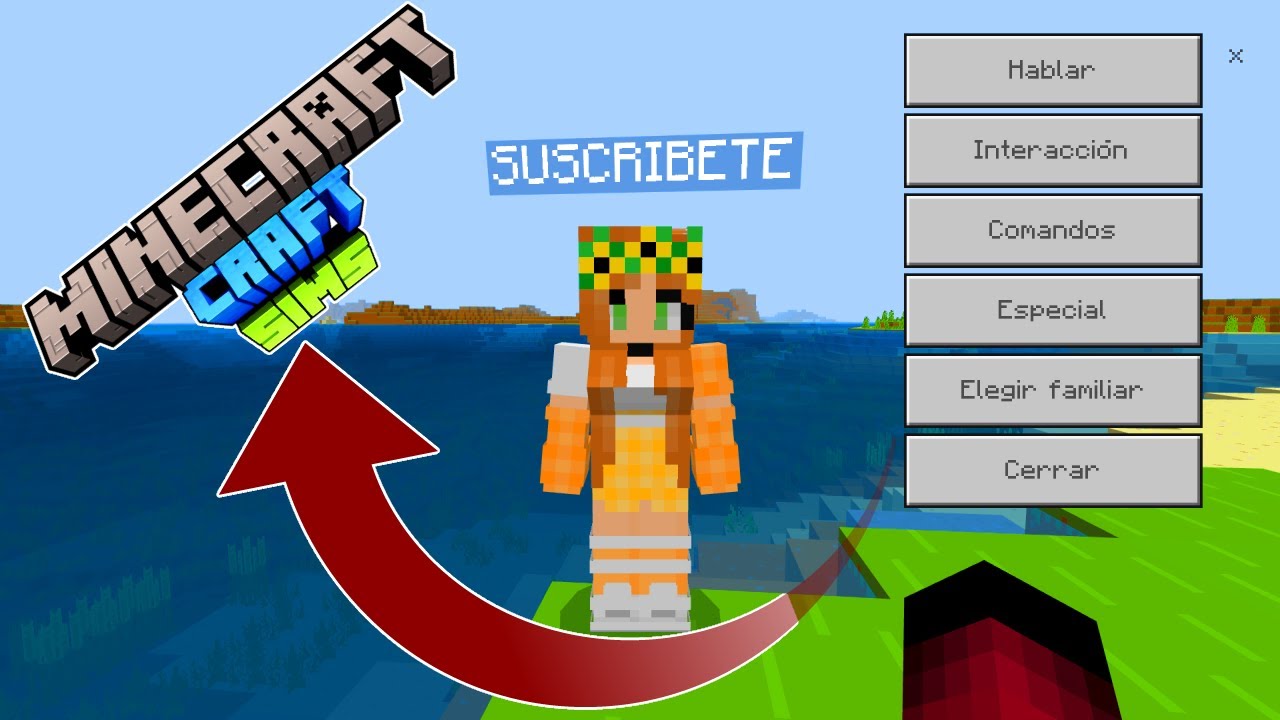 El MEJOR MOD Craft Sims PARA MINECRAFT PE 1.20 | Addon - YouTube