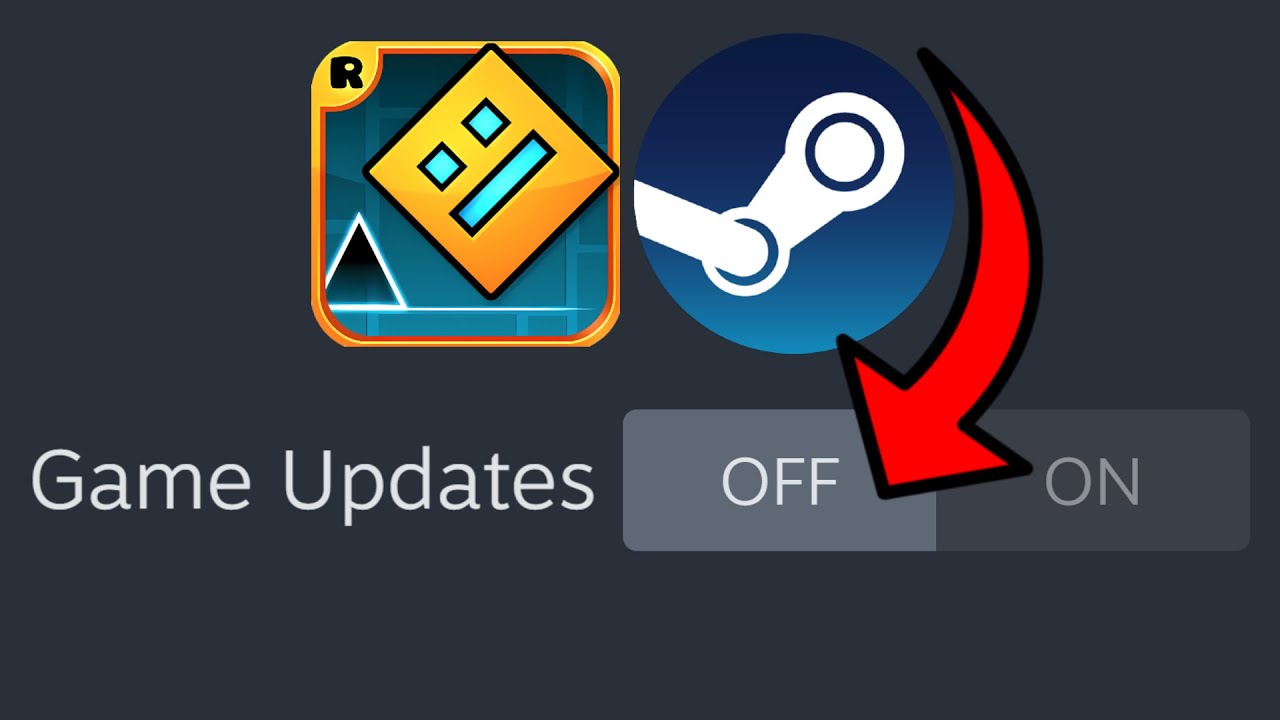 STOP Steam Games From Updating (Geometry Dash) - YouTube