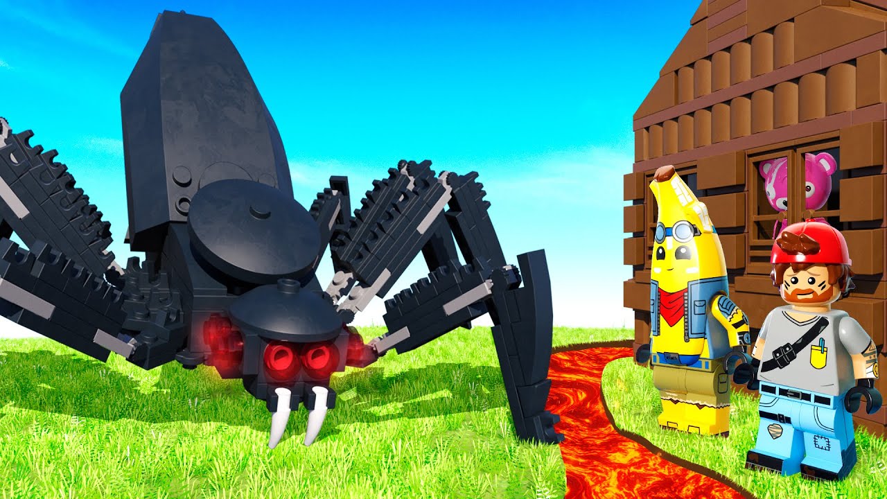 MUTANT Spider VS The Most Secure LEGO FORTNITE House - YouTube