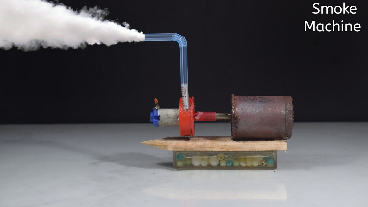 How to Make Mini Smoke Machine For Tractor || Science Project - YouTube