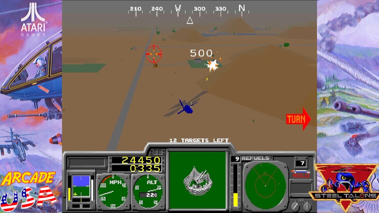 Steel Talons! (Arcade - Atari) - YouTube