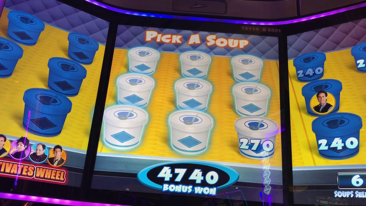 Seinfeld Slot Machine - Soup Bonus - YouTube