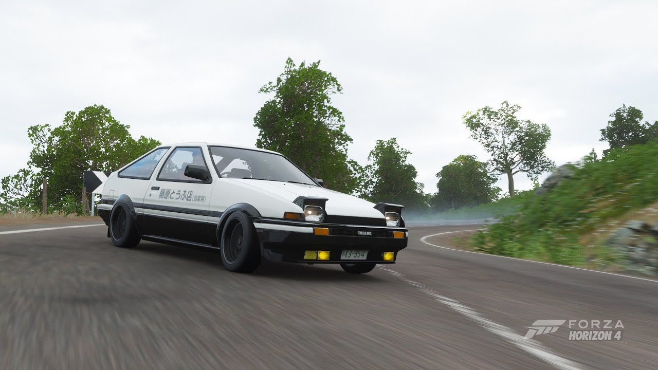 Toyota Trueno Downhill in Forza Horizon 4 - YouTube