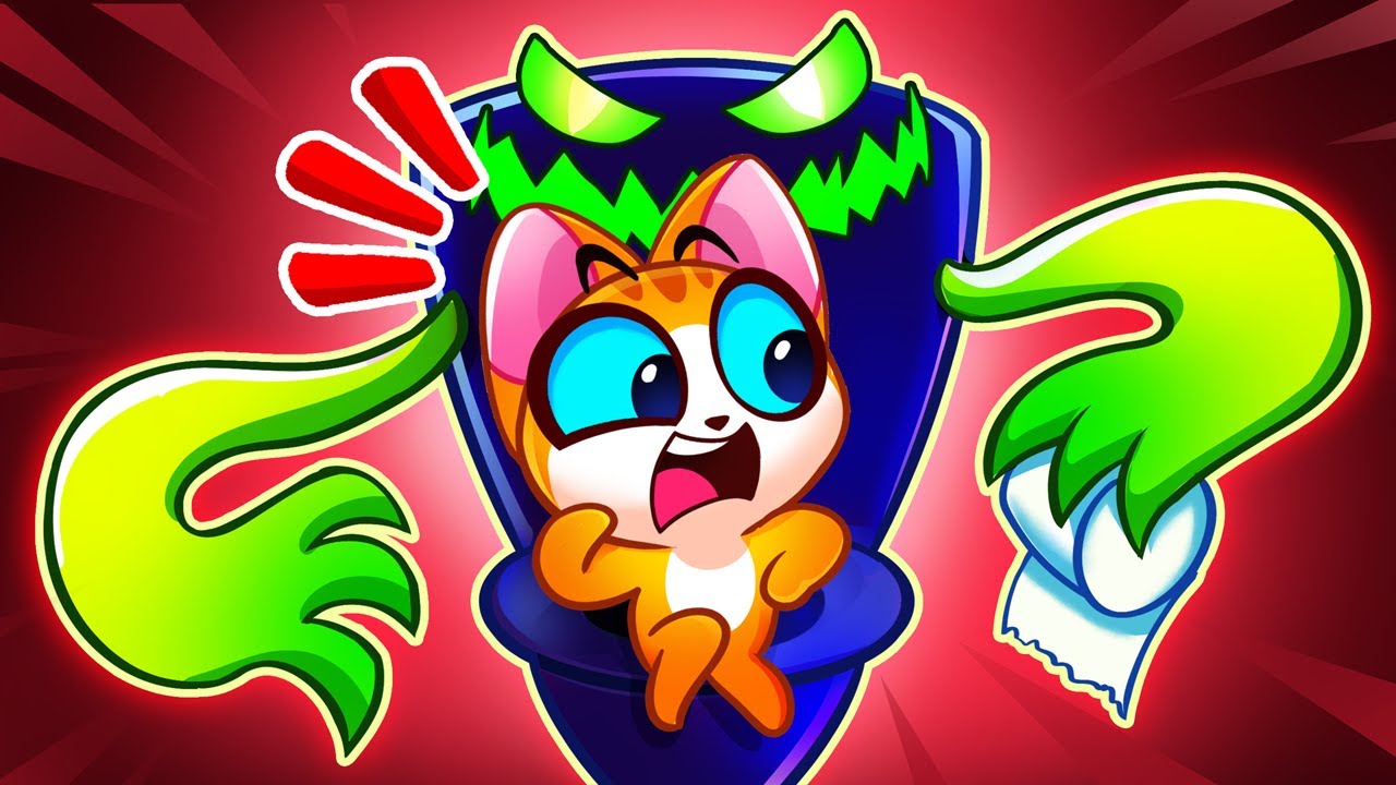 Potty Training [PART 2] 🚽 Monster In Thre Toilet 👹🙀 Kids Cartoons by ...