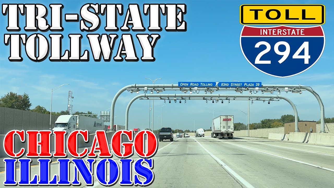 I-294 North - Tri-State Tollway - Chicago - Illinois - 4K Highway Drive ...