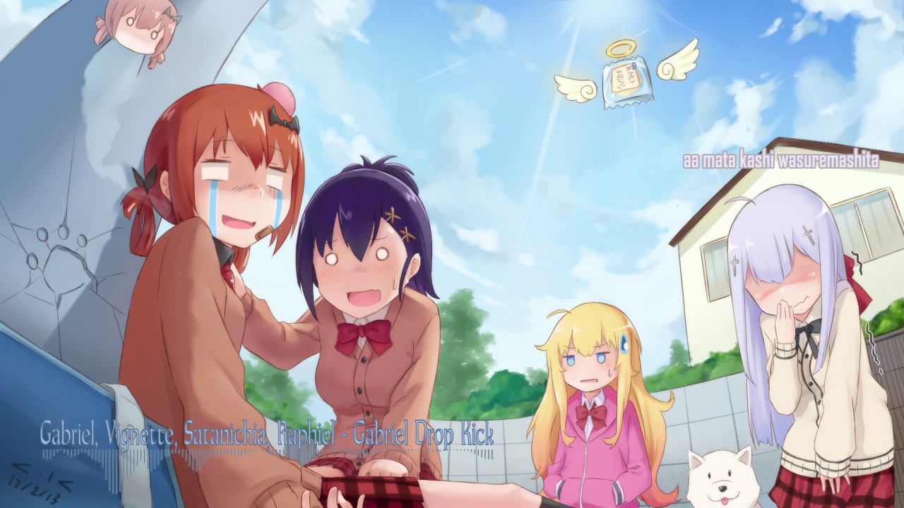 [Gabriel DropOut OP] Gabriel, Vignette, Satanichia , Raphiel - Gabriel Drop Kick - YouTube