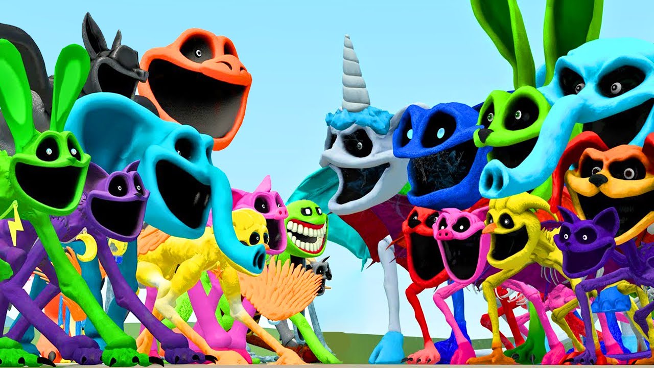 NEW Smiling Critters Monster Vs All Dragon, Godzilla Smiling Critters ...