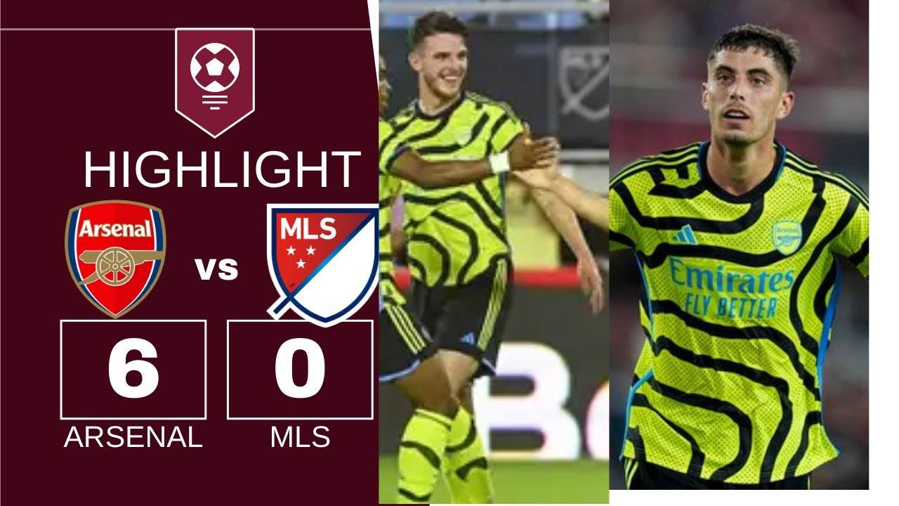 arsenal vs mls all stars - YouTube