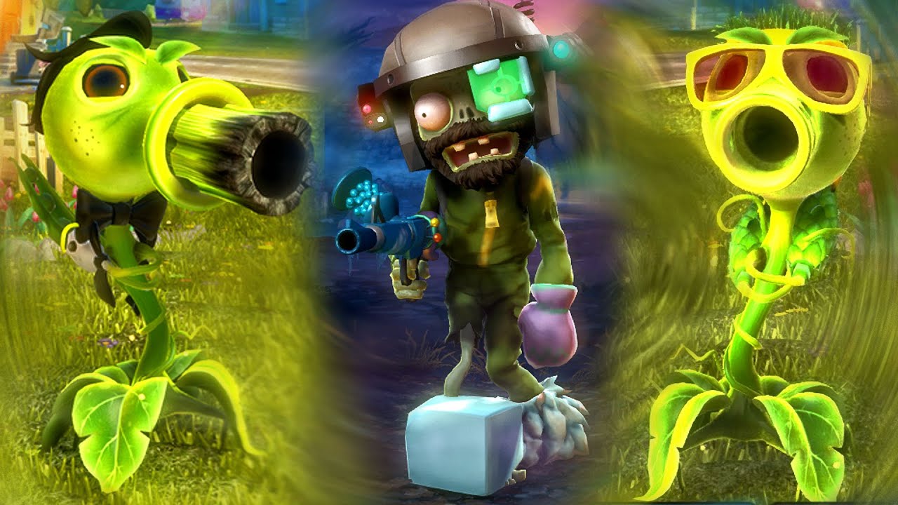 PvZ GW1 Multiplayer #34 - Arctic Trooper, Agent Pea and Commando Pea in ...