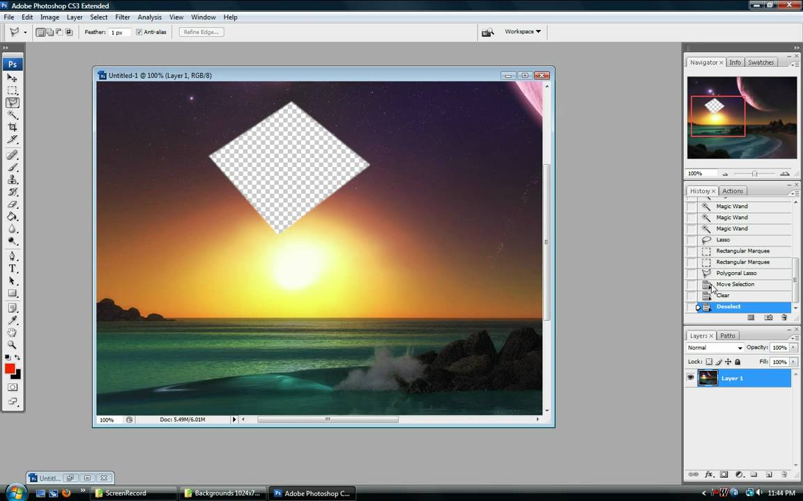 Photoshop Tutorial 2: Selection Tools - YouTube