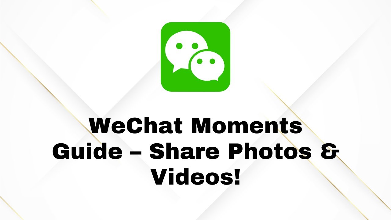 WeChat Moments Tutorial 2025 – Post Photos, Videos & Text Easily! - YouTube