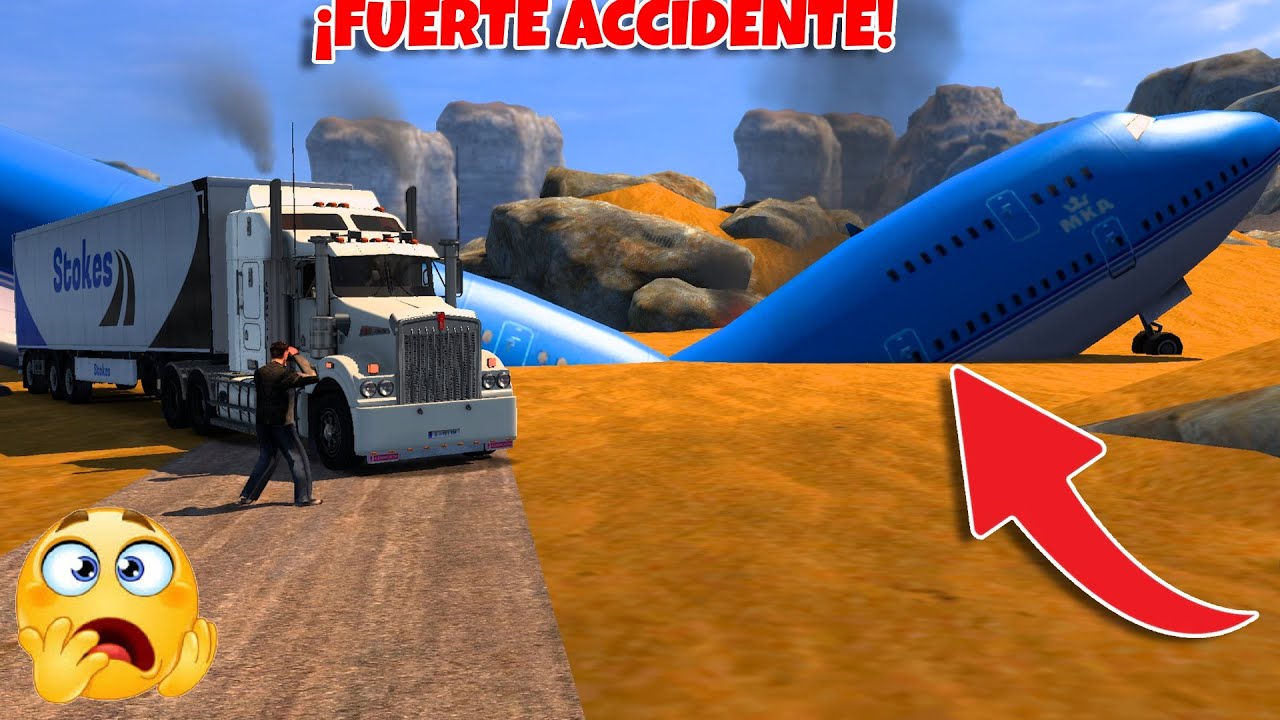 ¡GRACE ACCIDENTE DE AVION! | Euro truck simulator 2 - YouTube
