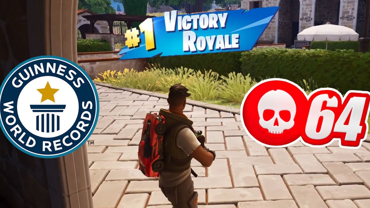Record-breaking Fortnite Win: 50 kill challange completed - YouTube
