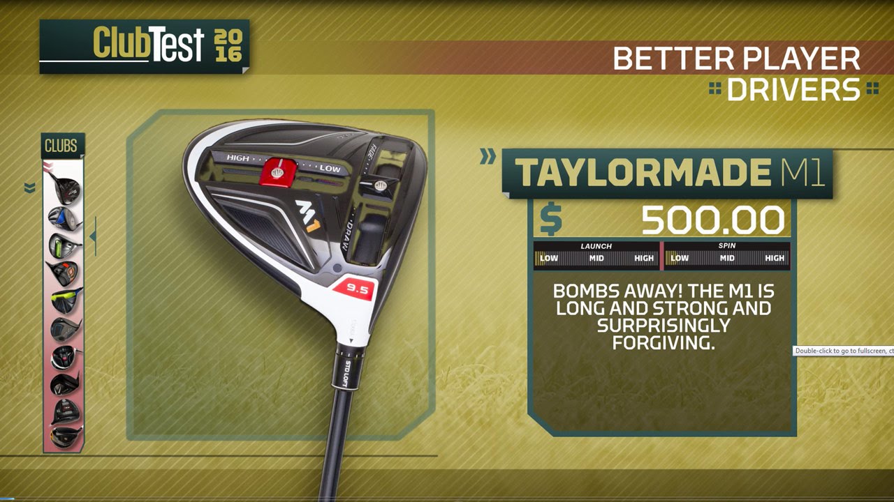 ClubTest 2016: TaylorMade M1 Driver Review | GOLF.com - YouTube