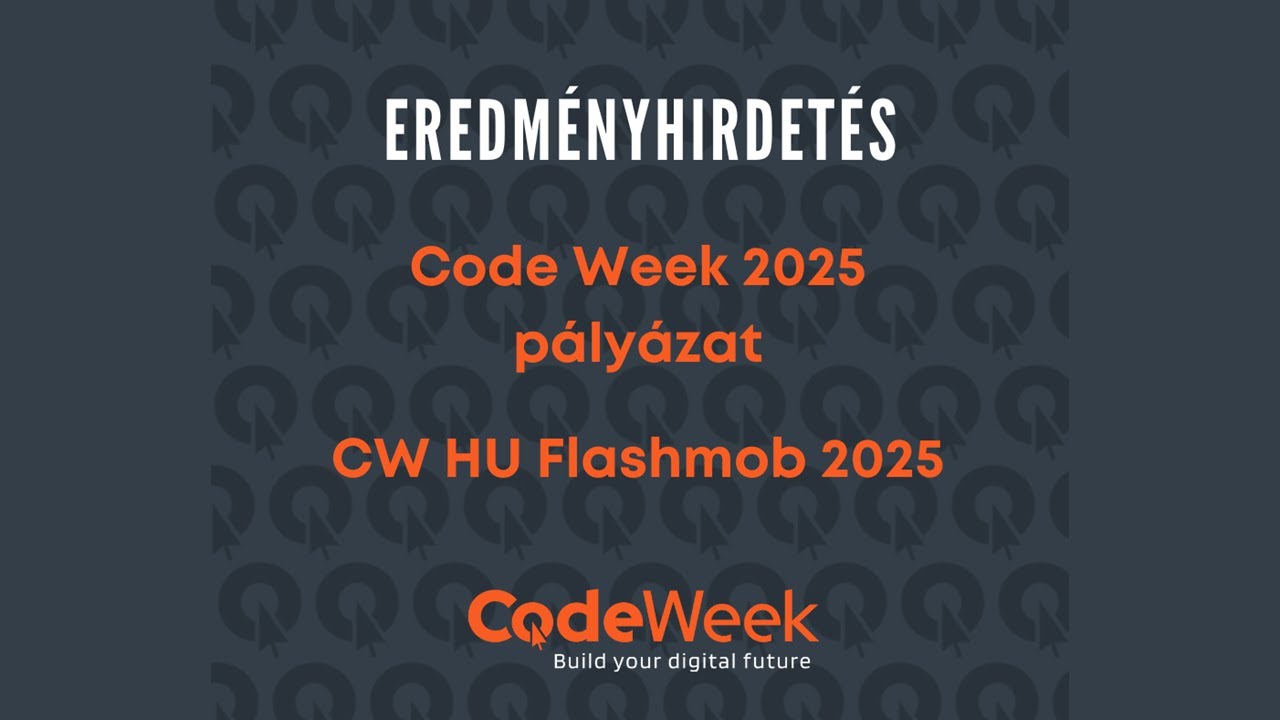 Code Week 2025 eredményhirdetés - YouTube