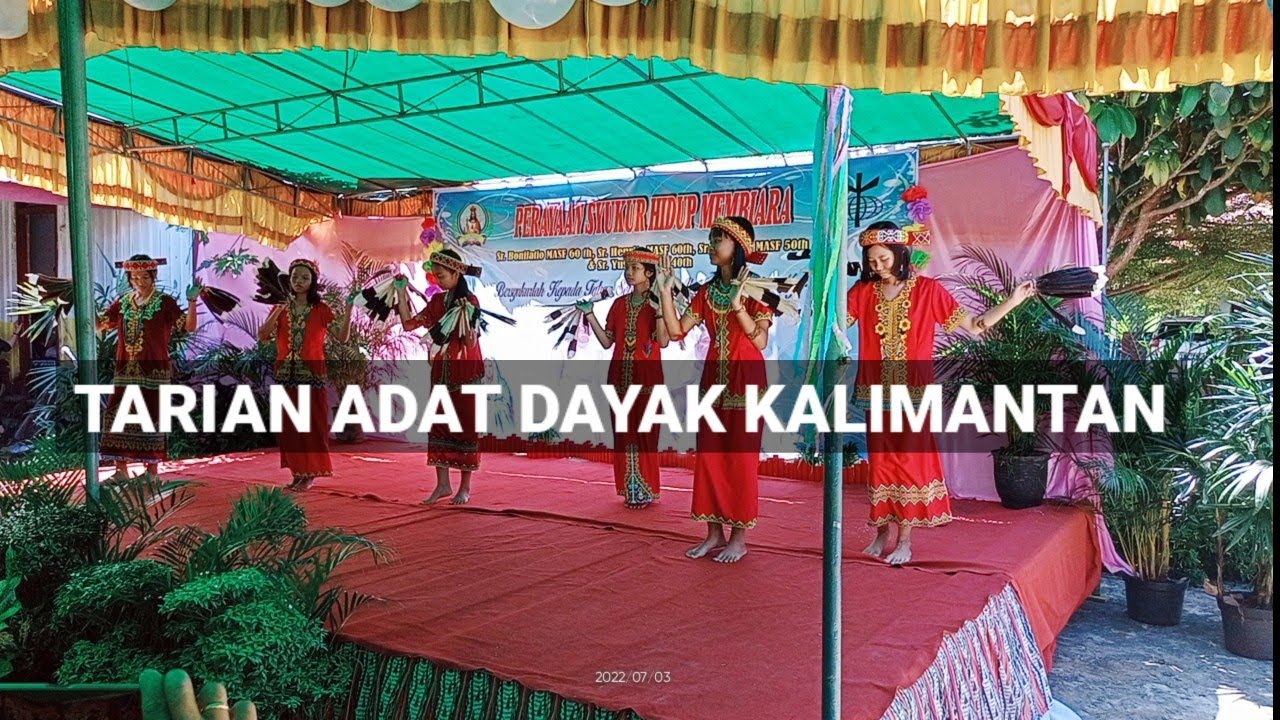 Musik Dayak | Tarian Adat Dayak | Bahau | Kenyah | Kutai Barat | Warung ...