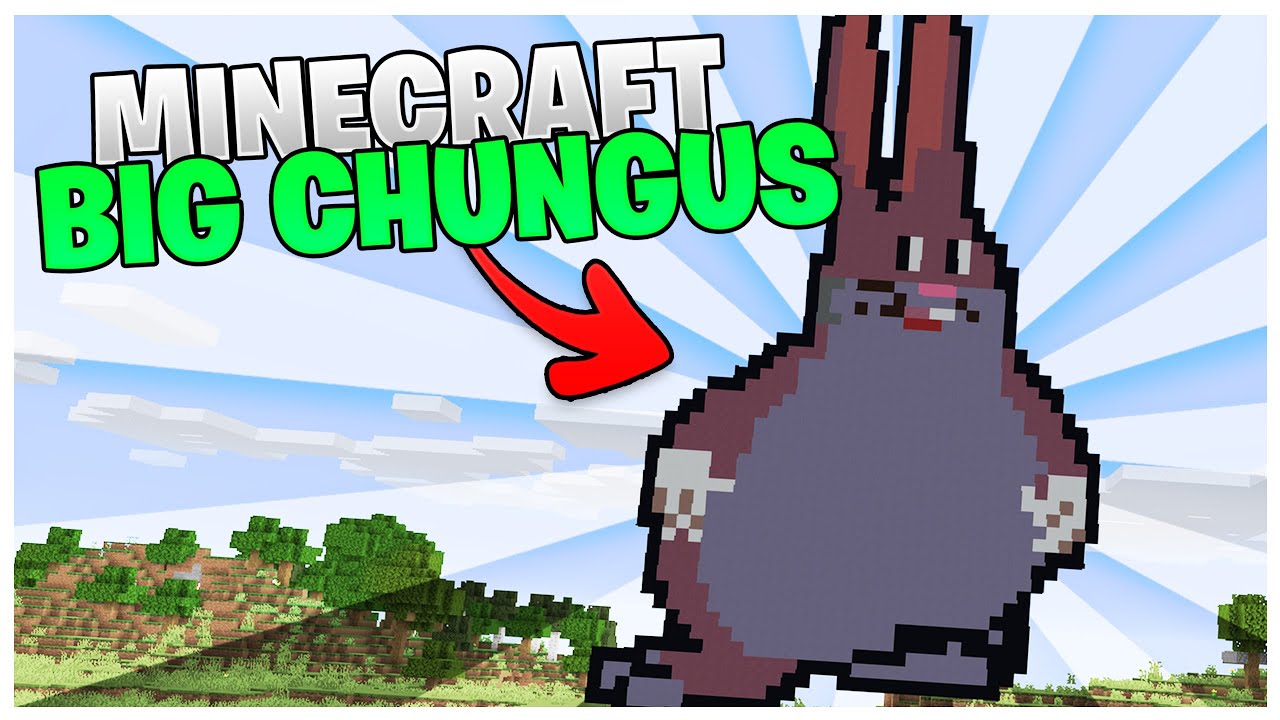 We Built BIG CHUNGUS in Minecraft.. (100% SURVIVAL) - YouTube